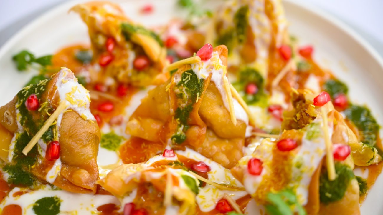 Samosa Chaat At Saagar Indian Restaurant In Phuket